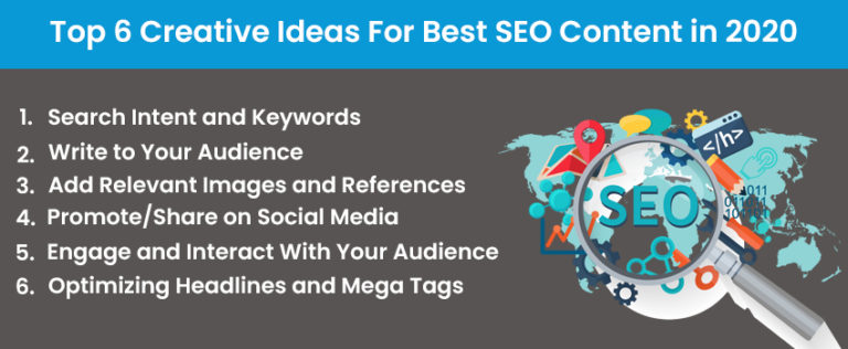 Top 6 Creative Ideas For Best SEO Content in 2020 | Web Design Calgary